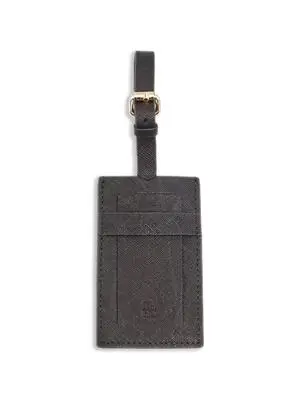 Carolina Herrera Leather Luggage Tag - Brown