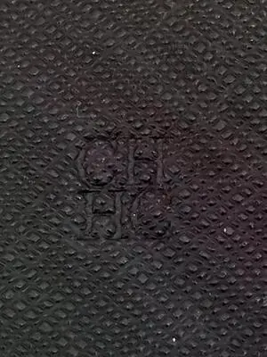 Carolina Herrera Leather Luggage Tag