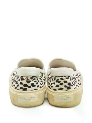 Saint Laurent Canvas Slip-on Sneakers