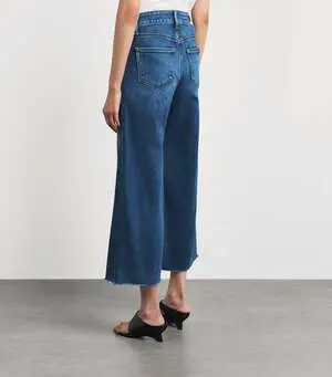 Paige Anessa Wide-leg Cropped Jeans