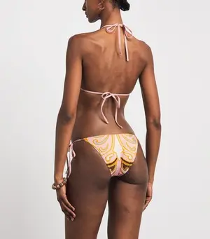 La DoubleJ Printed Side Tie Bikini Bottoms