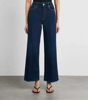 Paige Anessa Wide-leg Cropped Jeans