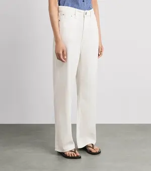 Rag & Bone Mid-rise Wide-leg Jeans