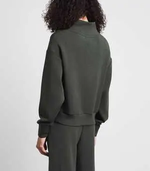 Varley Doublesoft Davidson Quarter-zip Sweatshirt - Green