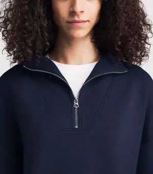 Varley Doublesoft Hawley Half-zip Sweatshirt - Navy