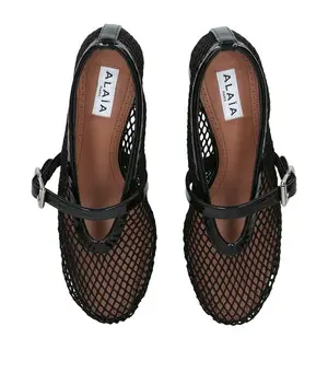 Alaïa Fishnet Pumps 55