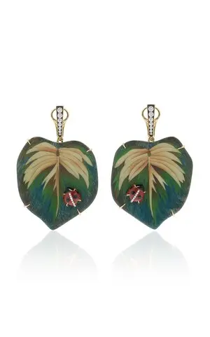 SILVIA FURMANOVICH Marquetry Earrings