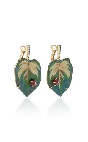 SILVIA FURMANOVICH Marquetry Earrings