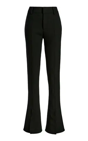 Proenza Schouler Dara Wool-blend Bi-stretch Pants - Black