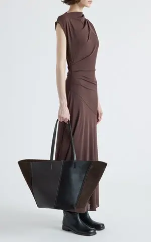 Proenza Schouler Soft Suede Hex Tote - Brown
