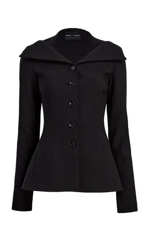 Proenza Schouler Dara Wool-blend Jacket - Black