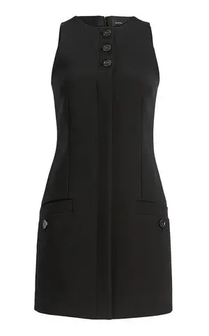 Proenza Schouler Dara Wool-blend Tunic Top - Black