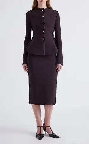 Proenza Schouler Anastasia Knit Pencil Skirt