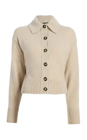 Proenza Schouler Rocio Cashmere Cardigan - Neutral