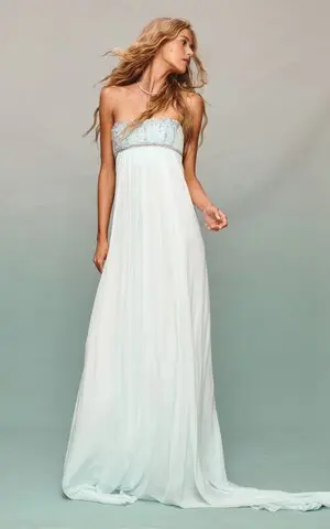 LoveShackFancy Lasala Chiffon Maxi Dress