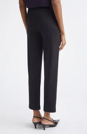 Emporio Armani Flat-front Jersey Trousers