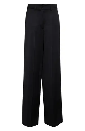 Emporio Armani Flat-front Jersey Trousers