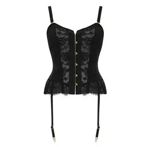 SCARLETT GASQUE Lace Me Up Corset - Black