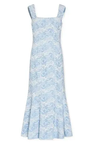 MILLY Meg Butterfly Lace Mermaid Dress