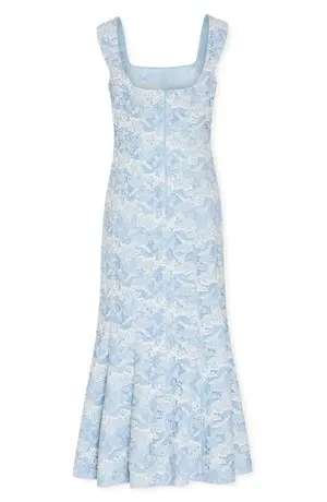 MILLY Meg Butterfly Lace Mermaid Dress