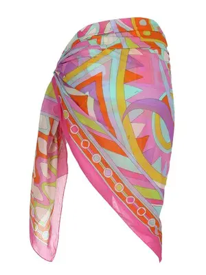 Emilio Pucci Pareo Con Stampa Vivara