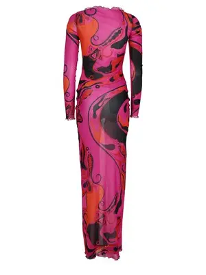 Emilio Pucci Orchid Tulle Maxi Dress