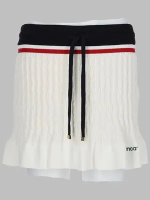 Casablanca Knitted Tennis Mini Skirt