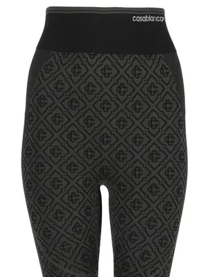 Casablanca Leggings Monogram Senza Cuciture