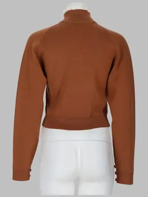Chloé Pullover A Collo Alto In Maglia Di Lana E Pizzo