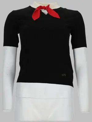 Valentino Garavani Maglia In Lana Con Fiocco