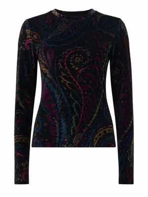 Etro Top Con Stampa Paisley - Multicolour