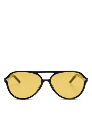 Jacquemus Pastro Aviator Sunglasses, 57mm