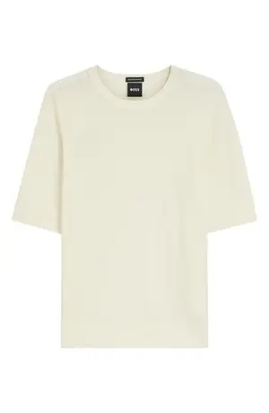 BOSS Farbella Merino Wool Short Sleeve Sweater