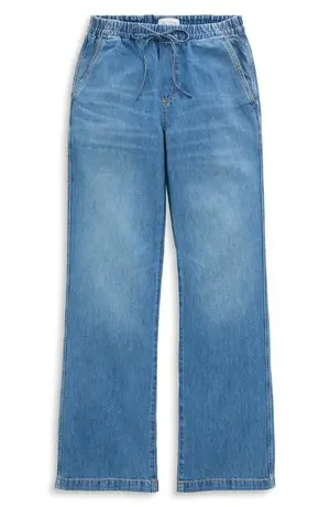 Ag Aria Drawstring Wide Leg Jeans