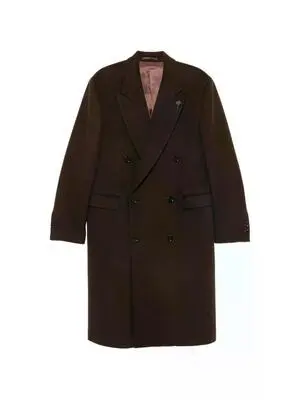 LARDINI Pin-lapel Double-breasted Coat