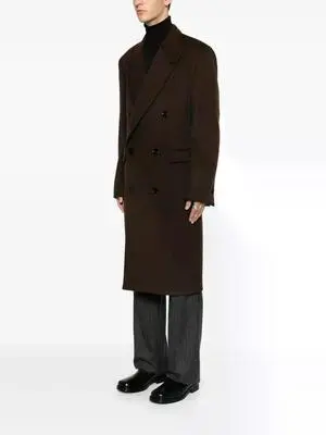 LARDINI Pin-lapel Double-breasted Coat