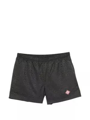 Casablanca Logo Patch Swim Shorts