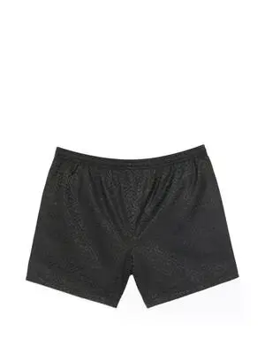 Casablanca Logo Patch Swim Shorts