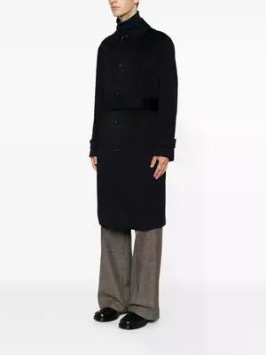 LARDINI Belted Button-up Coat