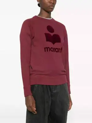 MARANT ETOILE Logo Print Crewneck Sweatshirt