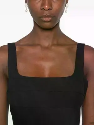 Stine Goya Square Neck Flared Dress