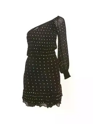Retrofete One-shoulder Sequin-embellished Dress