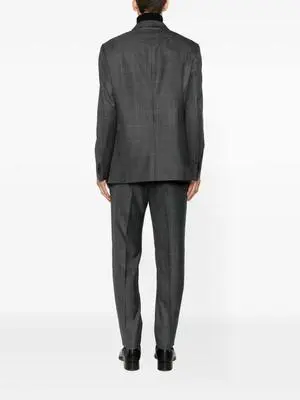 Caruso Check Double-breasted Suit