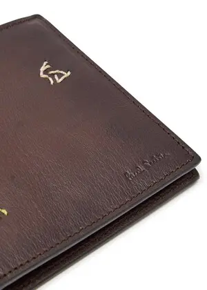 Paul Smith Embroidered Leather Wallet