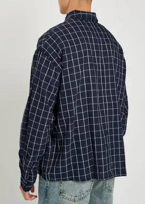 WON HUNDRED Maza Checked Cotton-blend Shirt