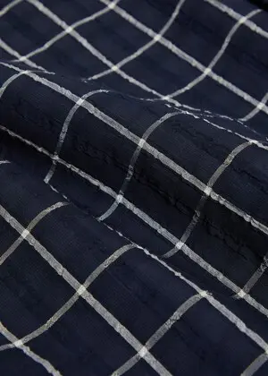 WON HUNDRED Maza Checked Cotton-blend Shirt