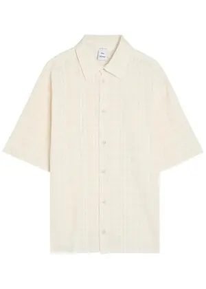 WON HUNDRED Daniel Checked Cotton-blend Shirt