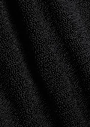 Hunza G One-shoulder Crinkle One Piece Swimsuit - Black
