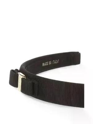FERRAGAMO Vara Bow Detail Cotton Headband