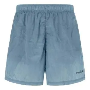 Stone Island STONE ISLAND Mid Length Swim Shorts Dust Blue
